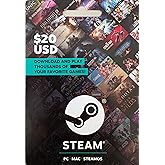 Amazon.com: Thurder Steam Wallet Card $20 : Video Games