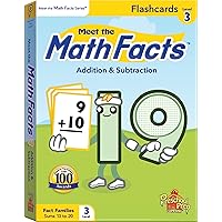 Meet The Math Facts Addition & Subtraction Flashcards - Level 1: Kathy ...