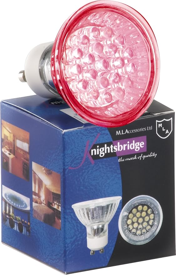 GU10 Red LED Lamp: Amazon.co.uk: Lighting