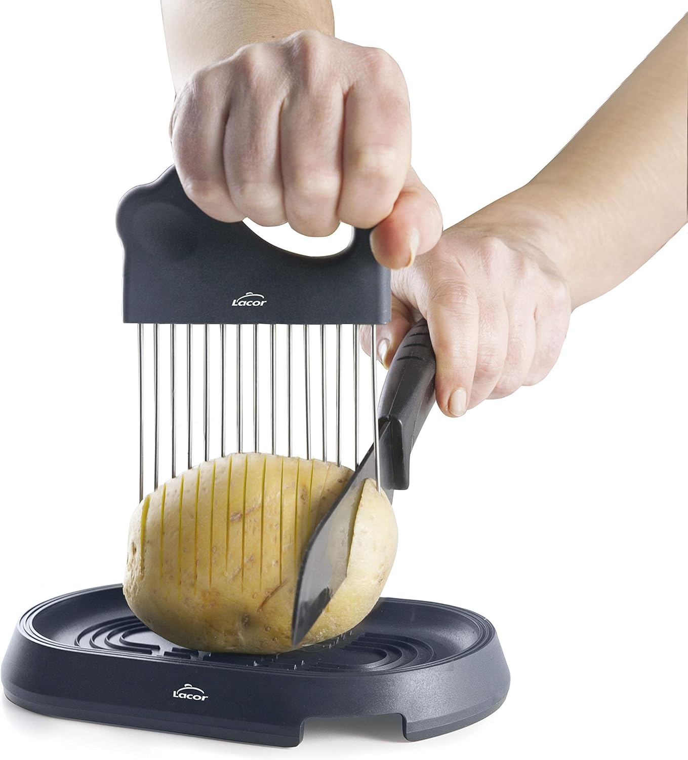 Amazon.com: Lacor HASSELBACK Potato Cutter 18/10 Stainless Steel, 18 x ...