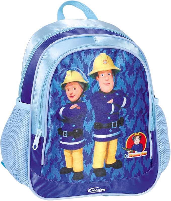 Official Licensed Fireman Sam double fill Super Kindergarden Backpack ...