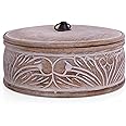 Amazon.com: Handcrafted Wooden Mexican Tortilla Warmer Basket Indian ...