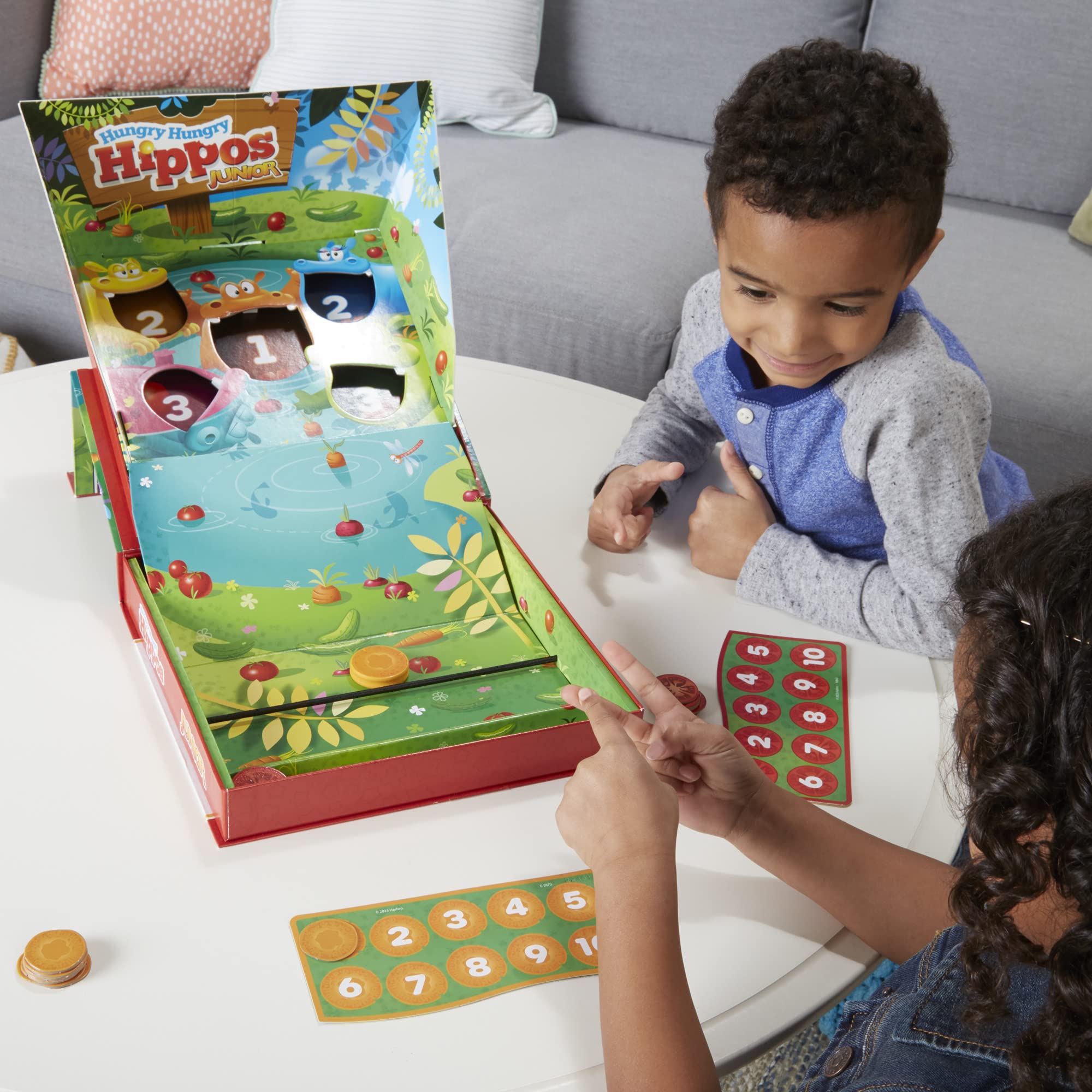 Mua Hasbro Gaming Hungry Hungry Hippos Junior Board Game | 2-in-1 Game ...