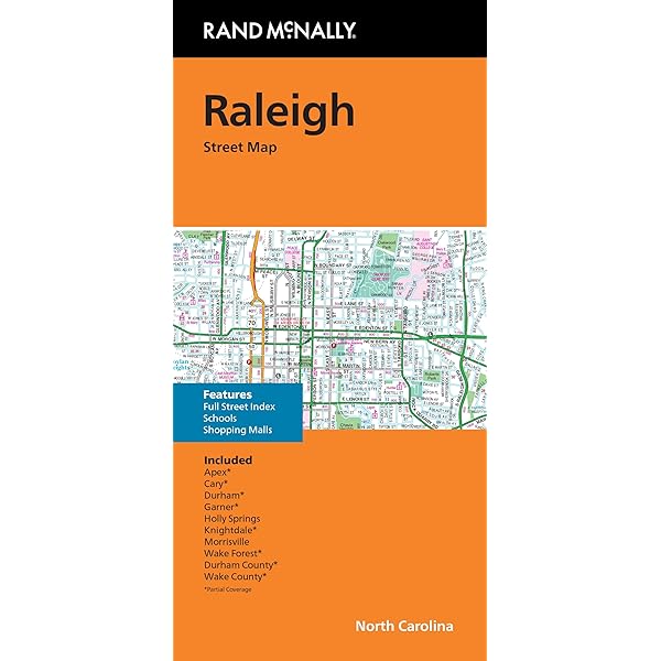Raleigh Area Road Map Printable