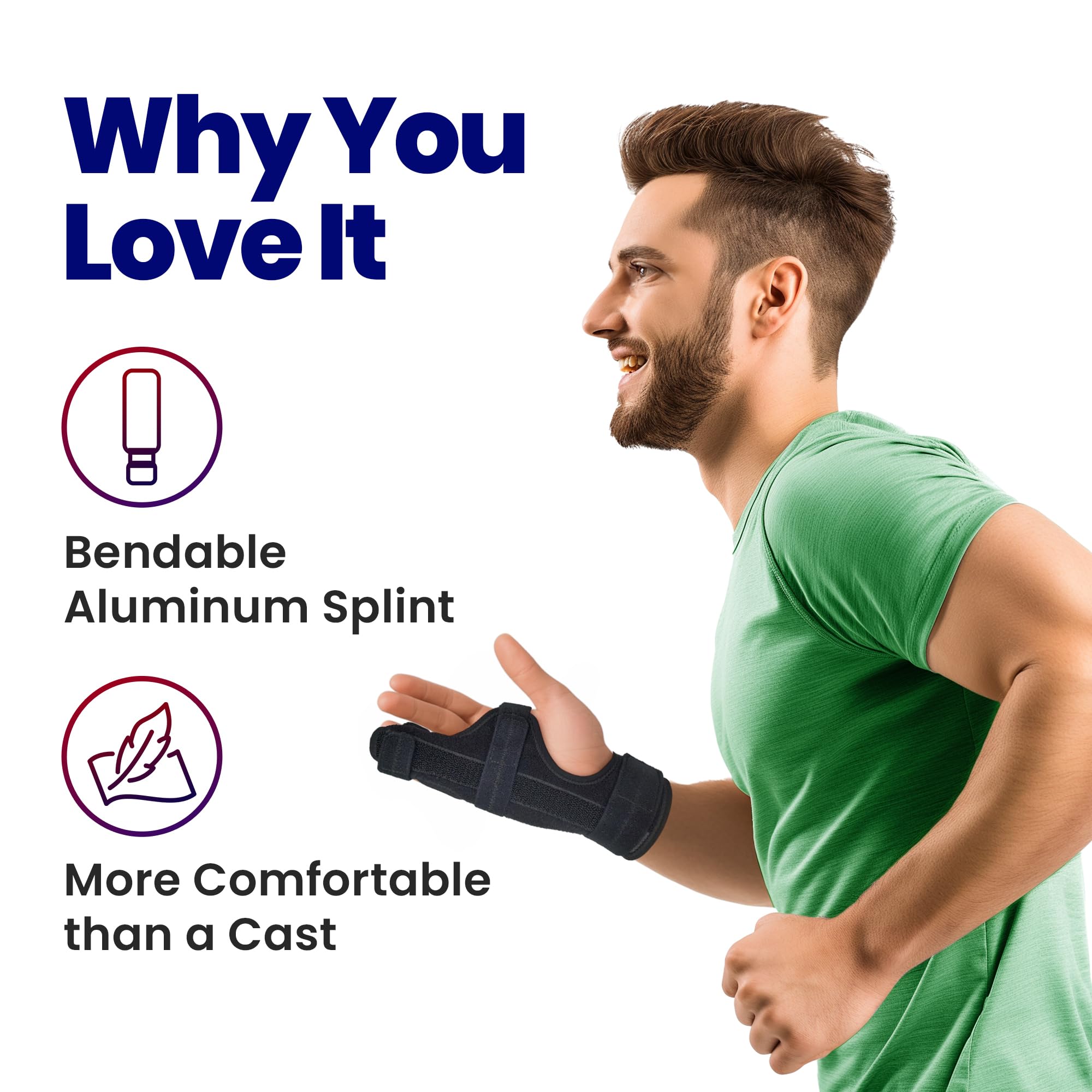 Mua Metacarpal Finger Splint Hand Brace | Pinky Finger Splint For Boxer ...