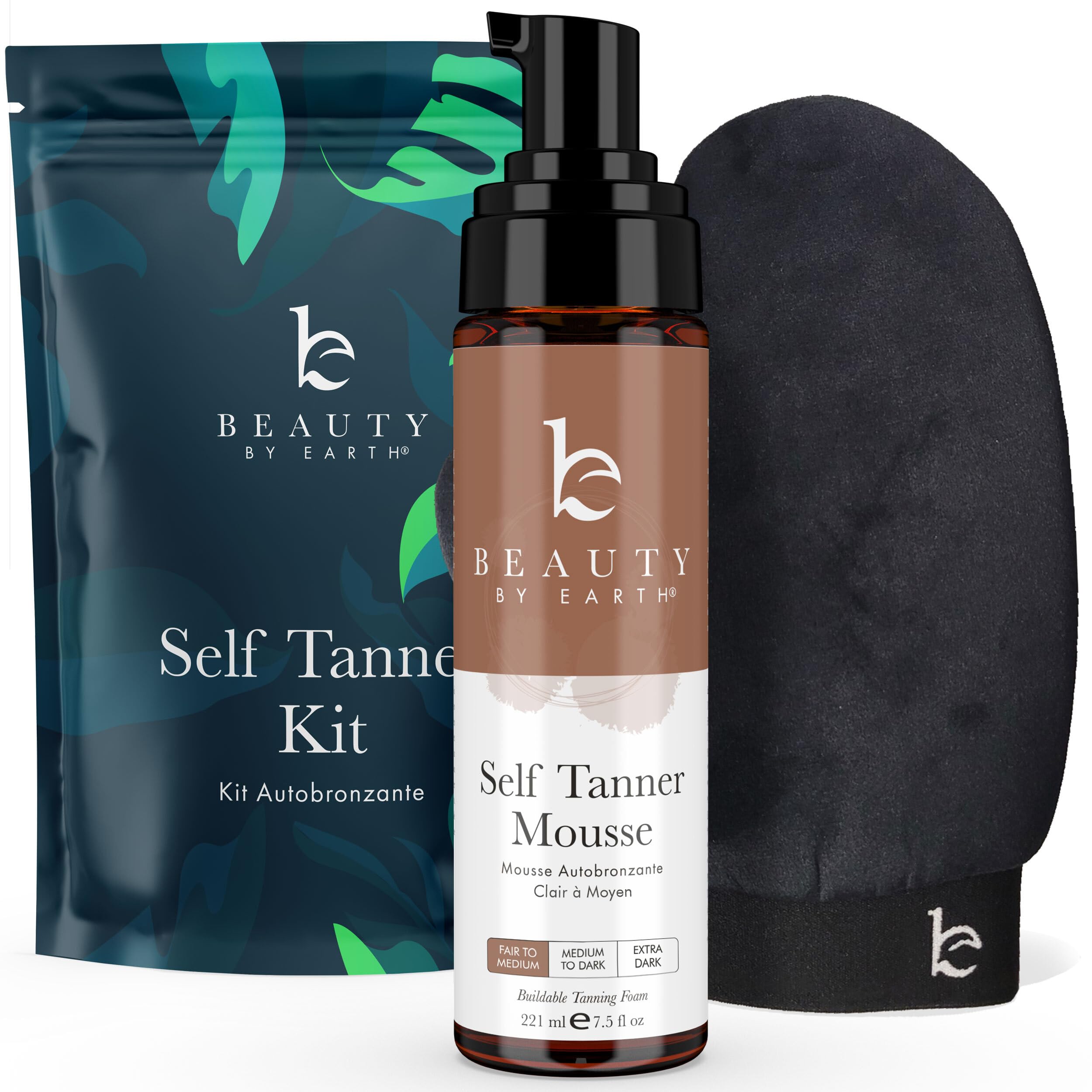 Mua Self Tanner Tanning Mousse Kit - USA Made with Natural & Organic ...