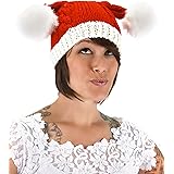 Amazon.com: Springy Santa Costume Plush Hat Standard Red : Clothing ...