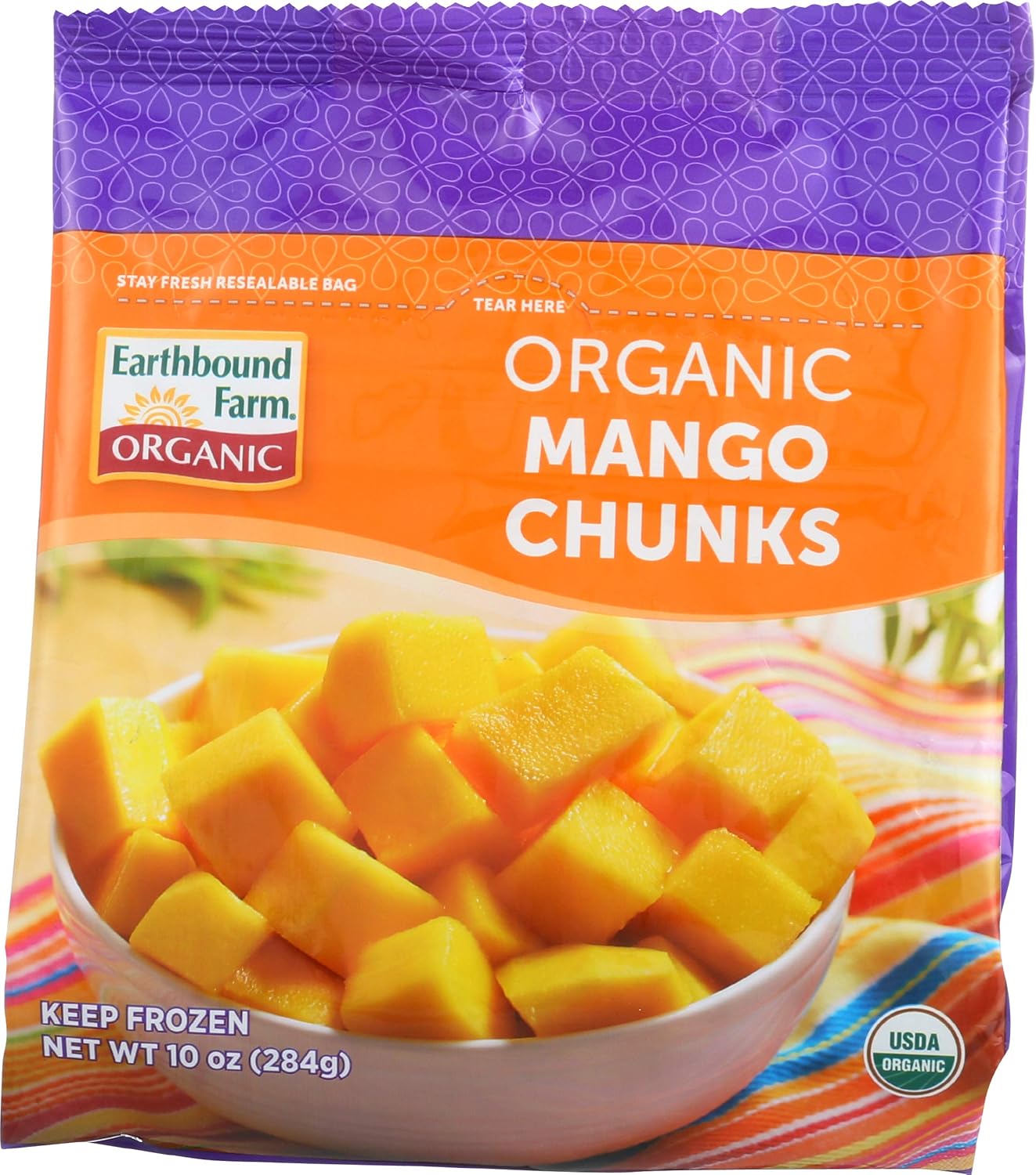 Amazon.com : Earthbound Farm, Mango Chunks Organic, 10 Ounce : Grocery ...