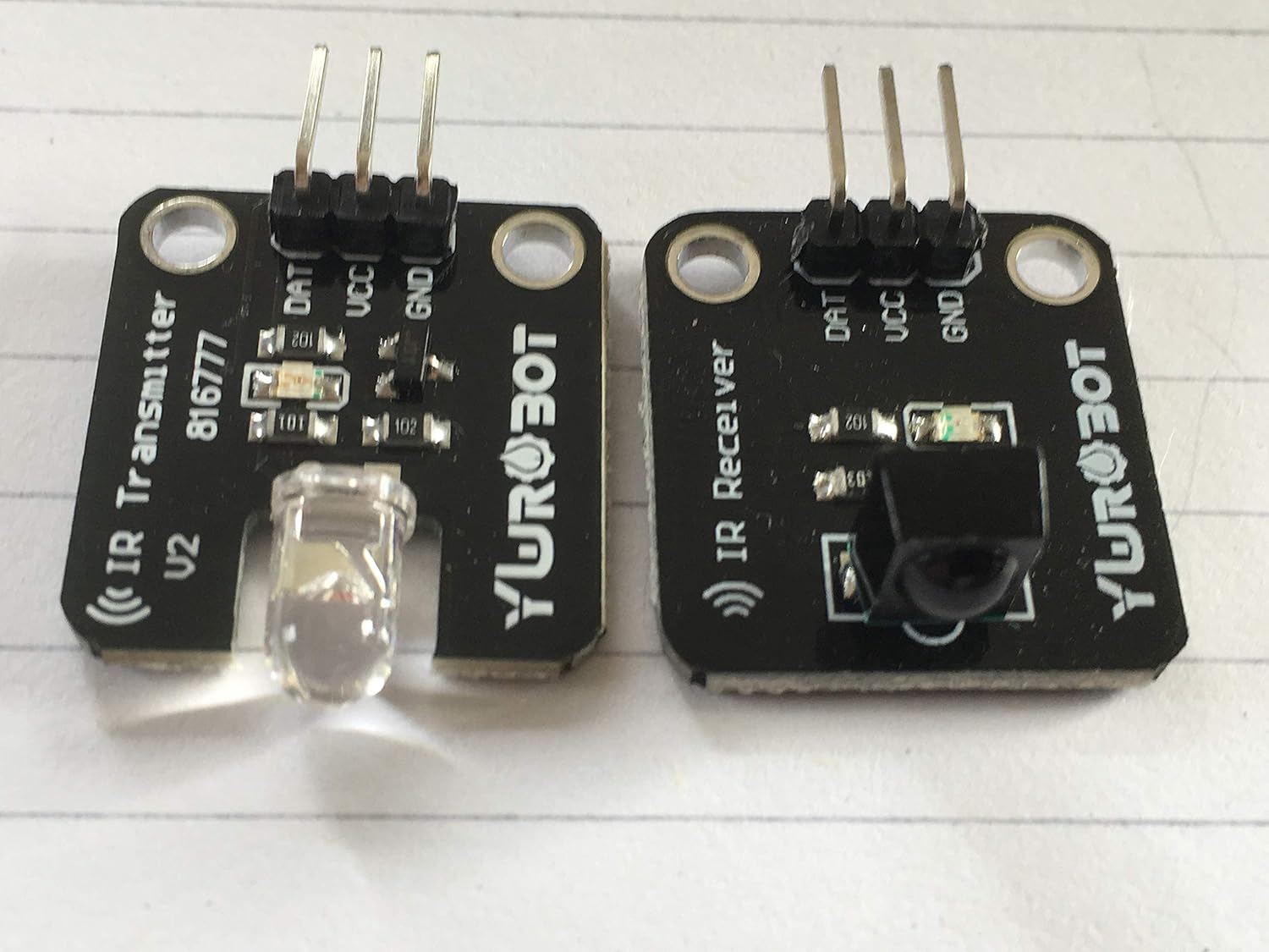Digital 38 Khz Ir Ricevitore E Trasmettitore Ir Sensor Kit For Arduino Compatibile Raspberry Pi