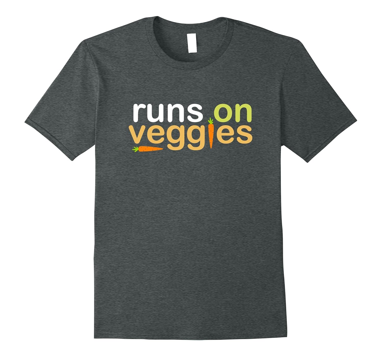 Runs On Veggies Premium T-Shirt, Athlete, Vegan Tee, Running