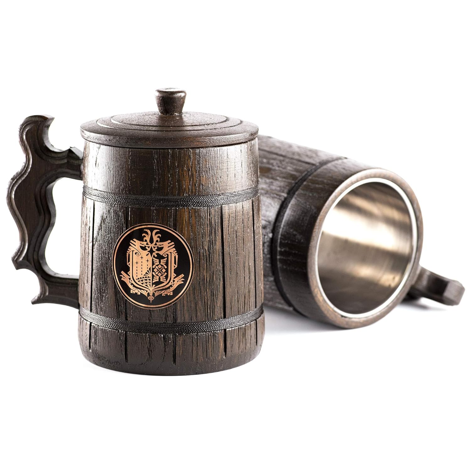 Amazon.com: Monster Hunter World Wooden Beer Mug, MHW Beer Stein, Gamer ...