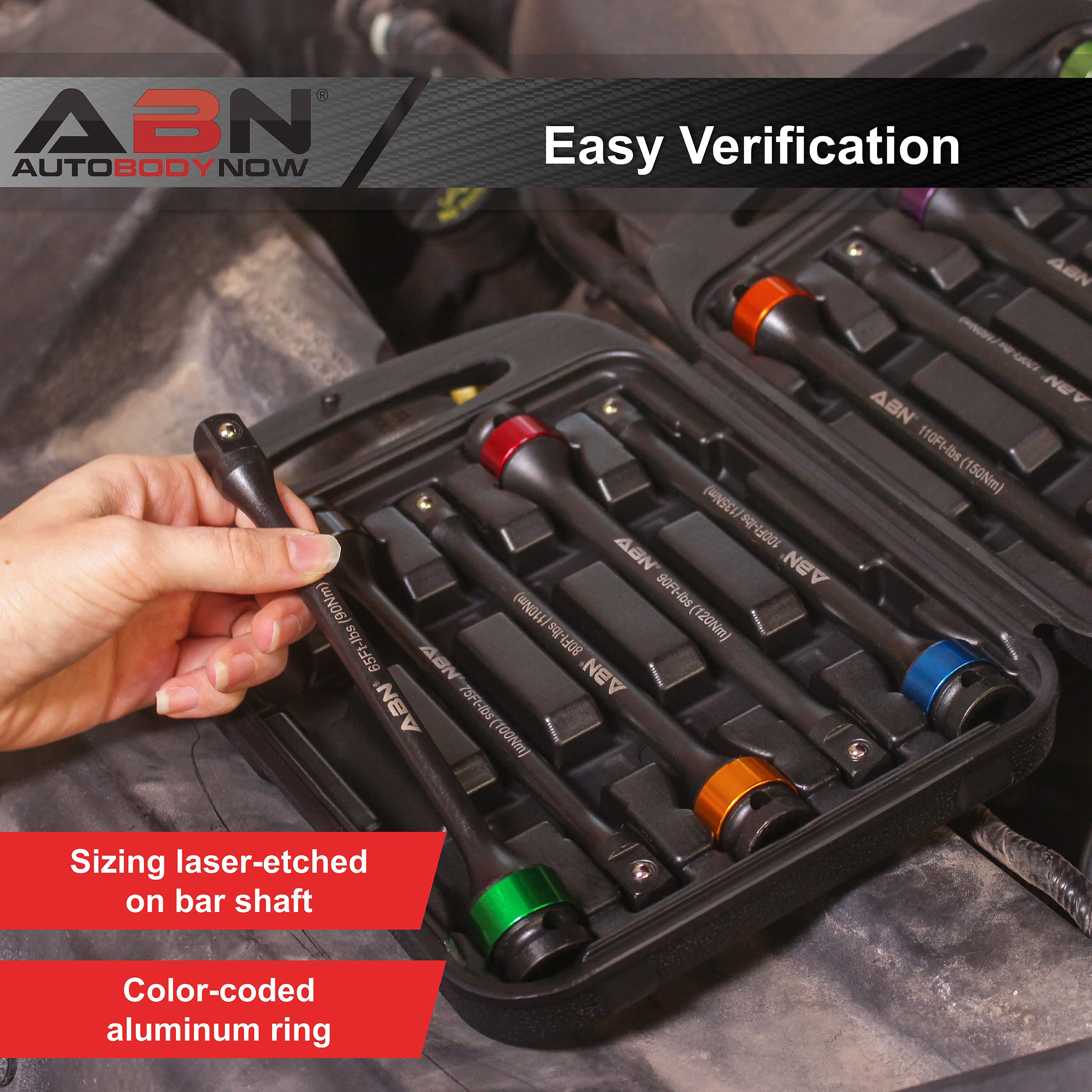 Mua 1/2in Drive 8in Long Color-Coded Torque Limiting Socket Extension ...