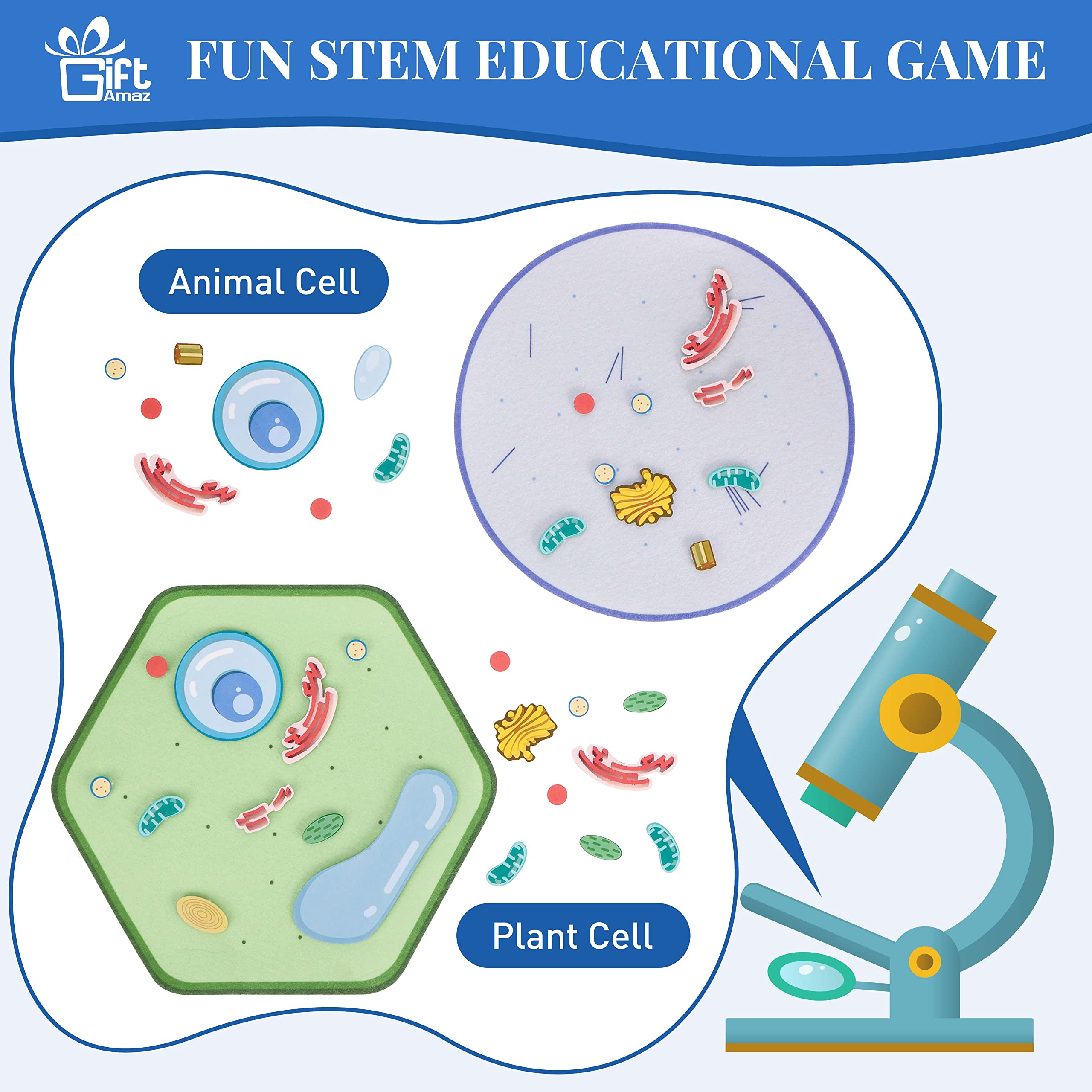 Mua Animal and Plant Cell Anatomy Model, Soft Felt Toy, Early Cell ...