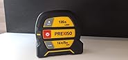 PREXISO 2-in-1 Laser Tape Measure, 135Ft Rechargeable Digital Laser Measurement Tool & 16Ft ...