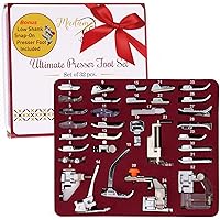 Amazon.com: Madam Sew Presser Foot Set 32 Piece Set | The ONLY Sewing Machine Presser Foot Kit ...