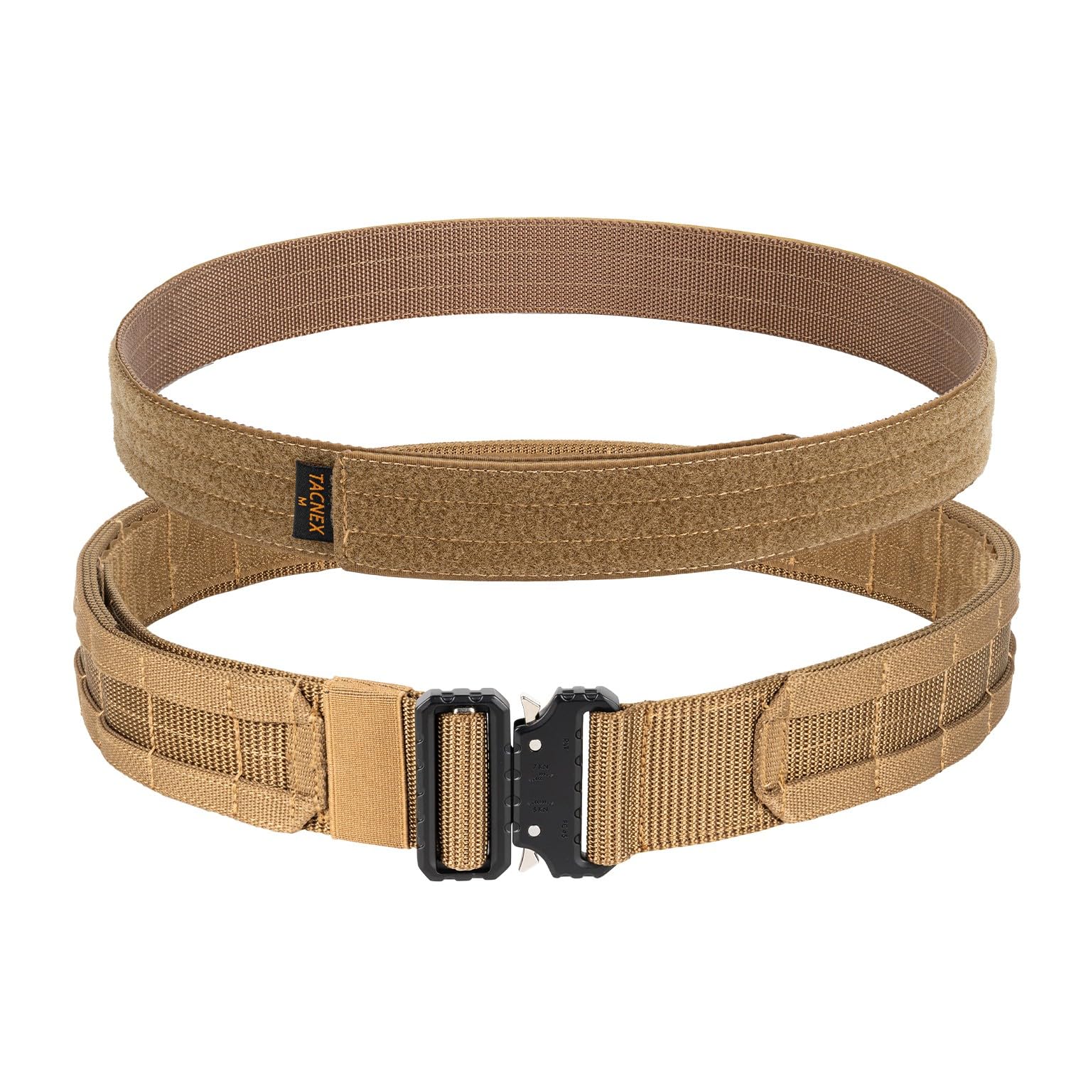 TACNEX Rigger's MOLLE Belt Gun Belt Heavy Duty Belt with Quick Release ...