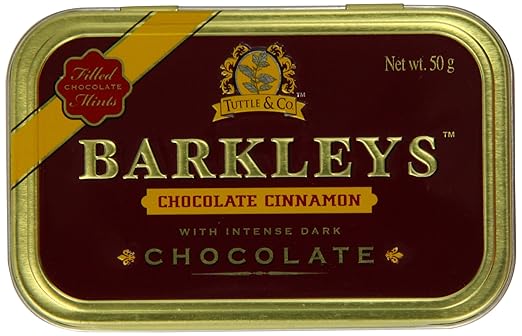 Barkleys Mints Chocolate Cinnamon Tastefully Intense Mints Tins 50 g ...