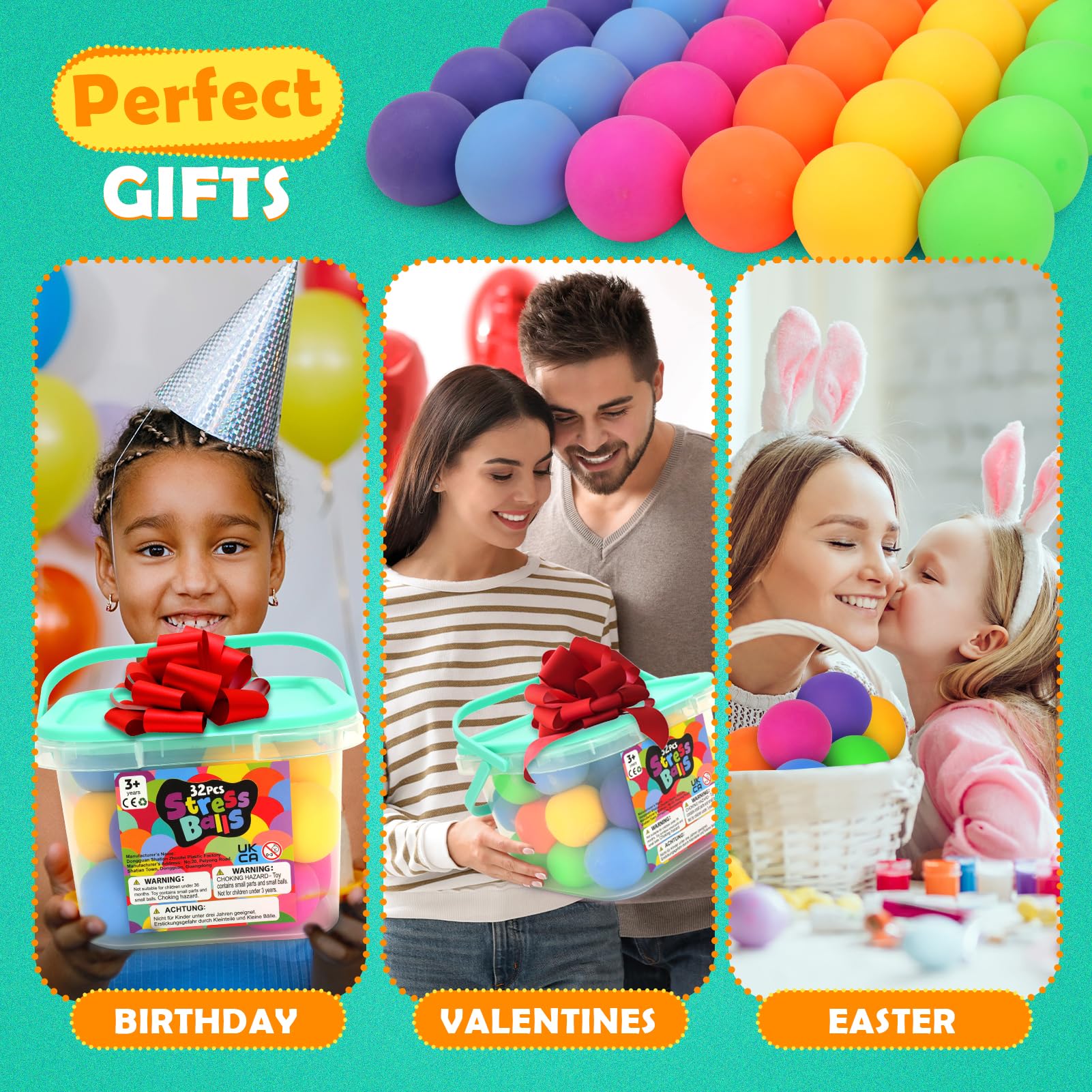 Mua KLT Stress Balls Bulk for Kids and Adults: 32 Pack Mini Squishy ...