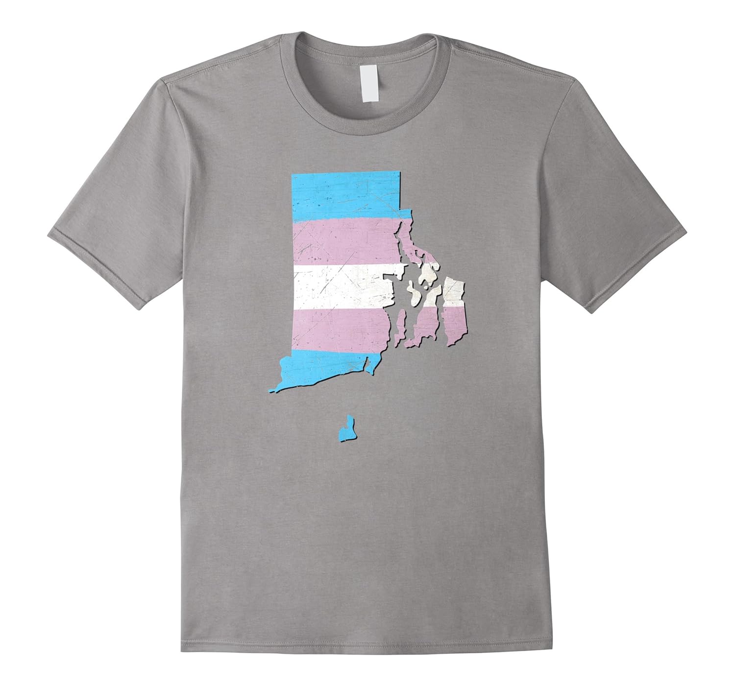 Rhode Island Transgender Pride Flag T-Shirt-4LVS – 4loveshirt