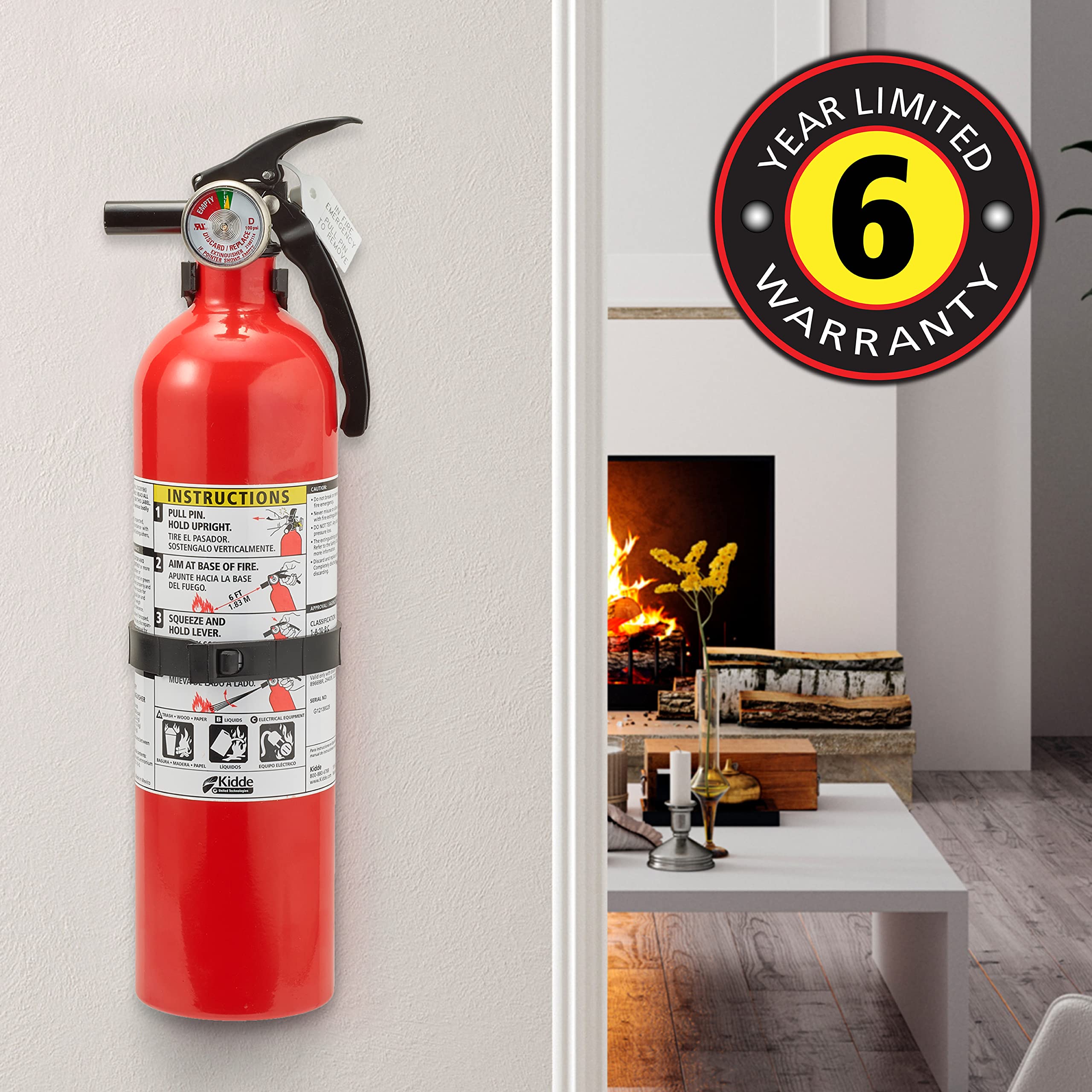 Kidde Fire Extinguisher Kidde Multipurpose Recreational Fire ...