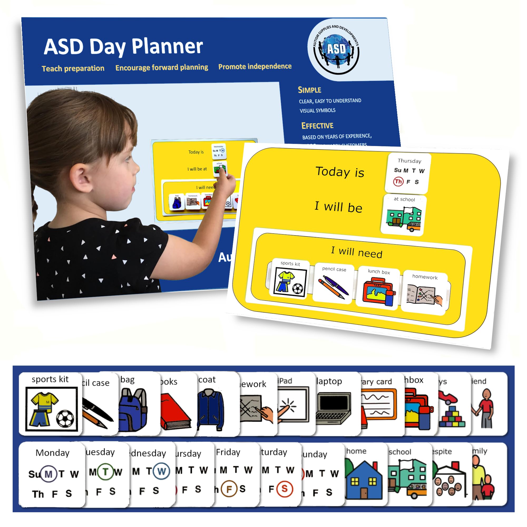 Mua I Can Pack my Bag –Visual Schedule for Kids with Autism –Premium ...