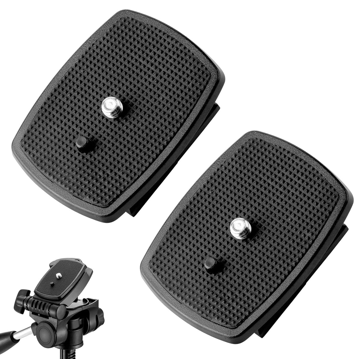 Mua 2-Pack Universal 43x43mm Quick Release Plate Set for Velbon Tripods ...