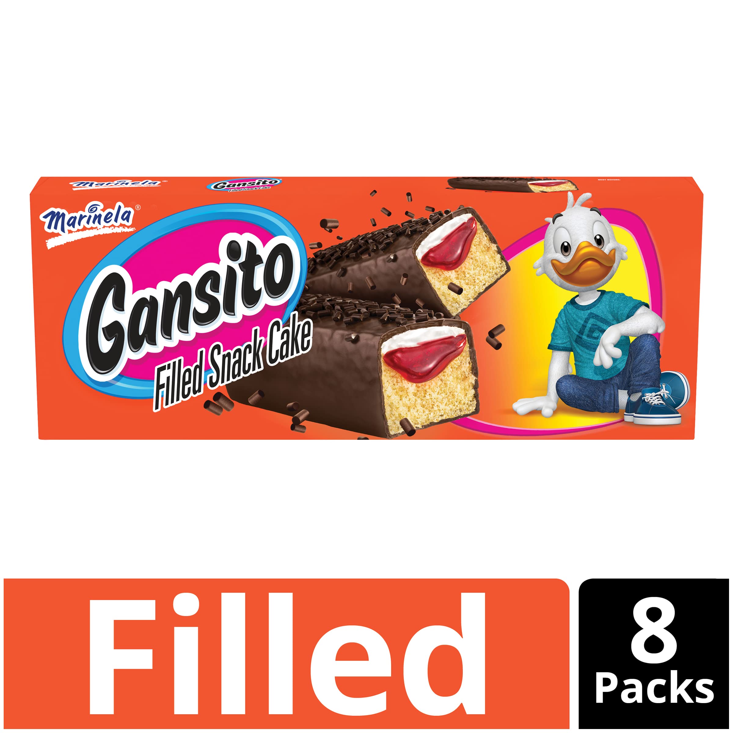 Mua Marinela Gansito Chocolatey Filled Snack Cake, 8 packs, 14.08 oz ...