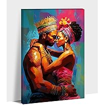 African Romantic Artwork