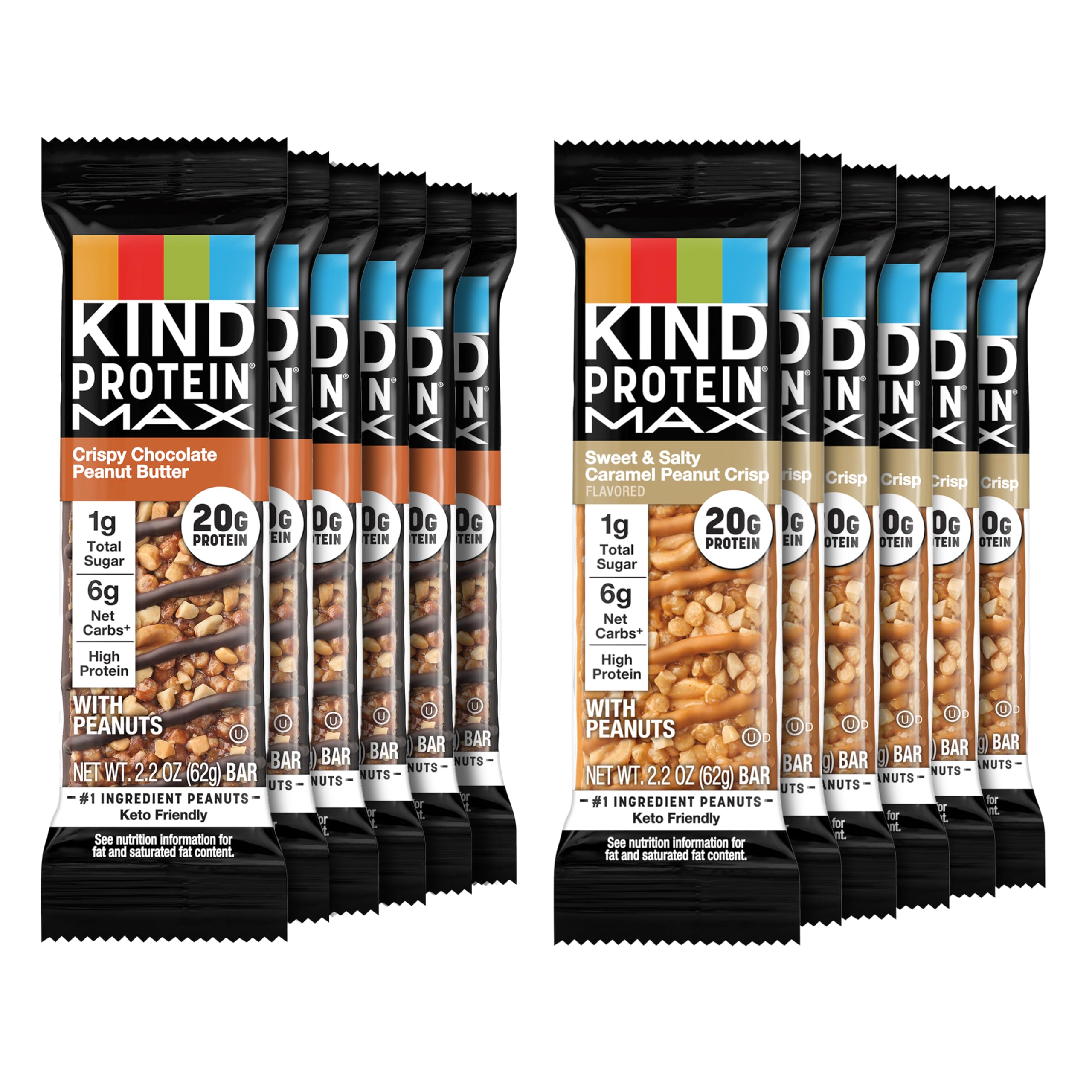 KIND Protein MAX Variety Pack, High Protein Bars, Keto Snacks, 1g Sugar ...