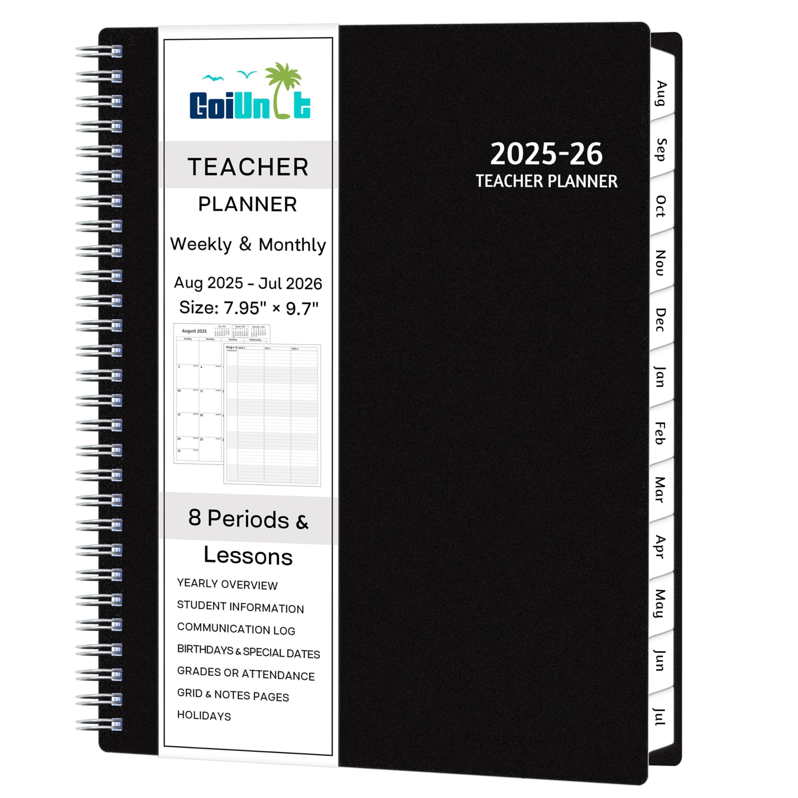 Mua GoiUnlt Teacher Planner 2025-2026, AUG. 2025 – JUL. 2026, Lesson ...