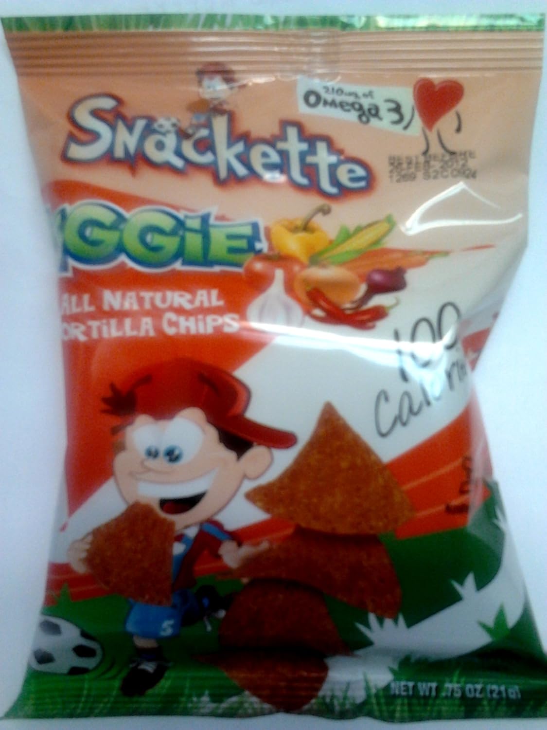 Amazon.com: SNackette Tortilla Chips, Veggie, 0.75-Ounces (Pack of 24)