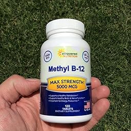 Amazon.com: Vitamin B12 - 5000 MCG Supplement with Methylcobalamin ...