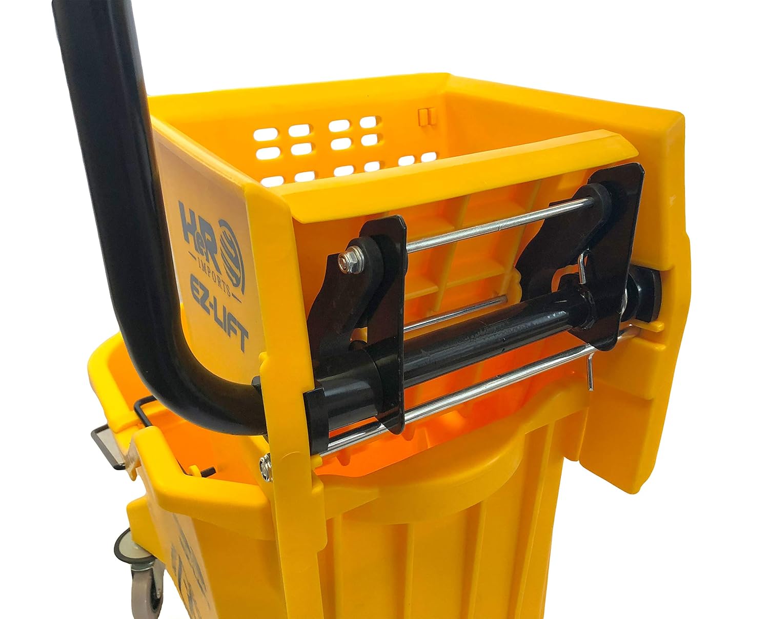 Home HeRO EZ-LIFT Dual Cavity Mop Bucket with Side-Press Wringer 36 ...