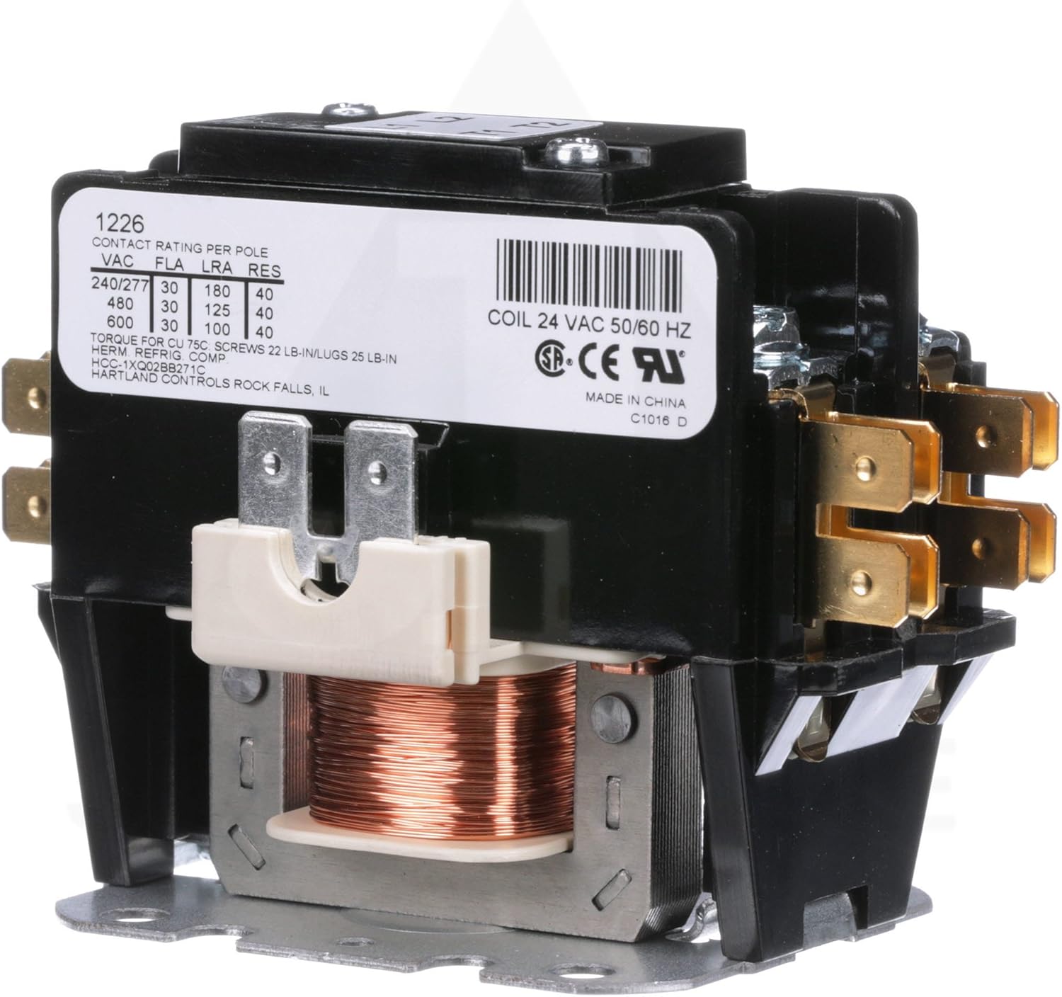Contactor 1 Pole w/Shunt 30A 24V Source 1 S1-02427531000 Coleman| E ...