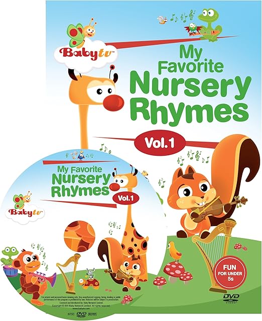 Baby TV DVD My Favorite Nursery Rhymes Volume 1: Amazon.co.uk: DVD ...