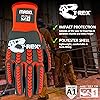MAGID T-REX Flex Series Nitrile Coated General Purpose Impact Gloves ...