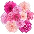 Amazon.com: PAPER JAZZ Paper Flowers Hot Pink Paper Flowers Decorations ...