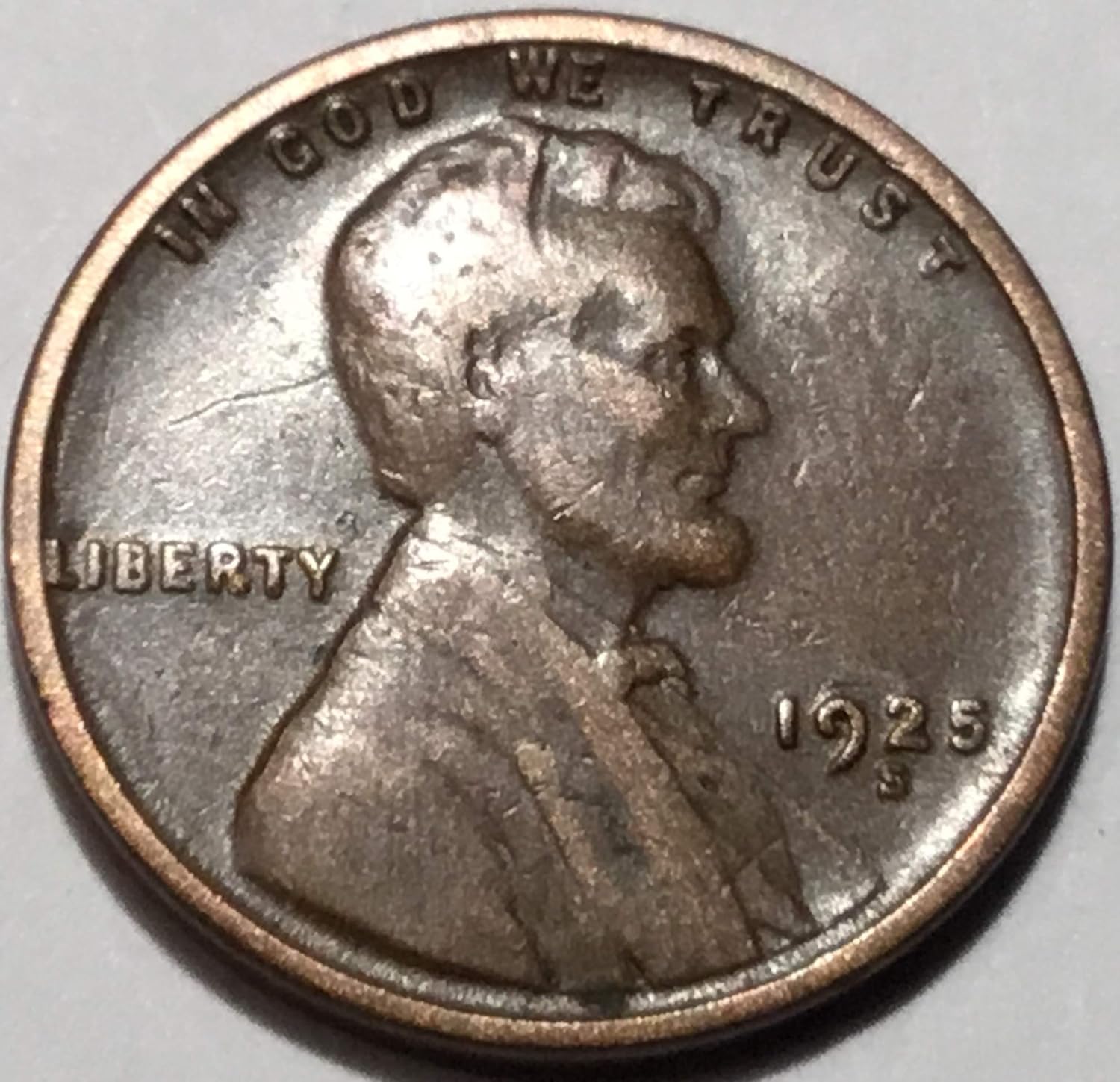 1925 S Lincoln Wheat Cent Penny Very Fine Detials at Amazon's ...