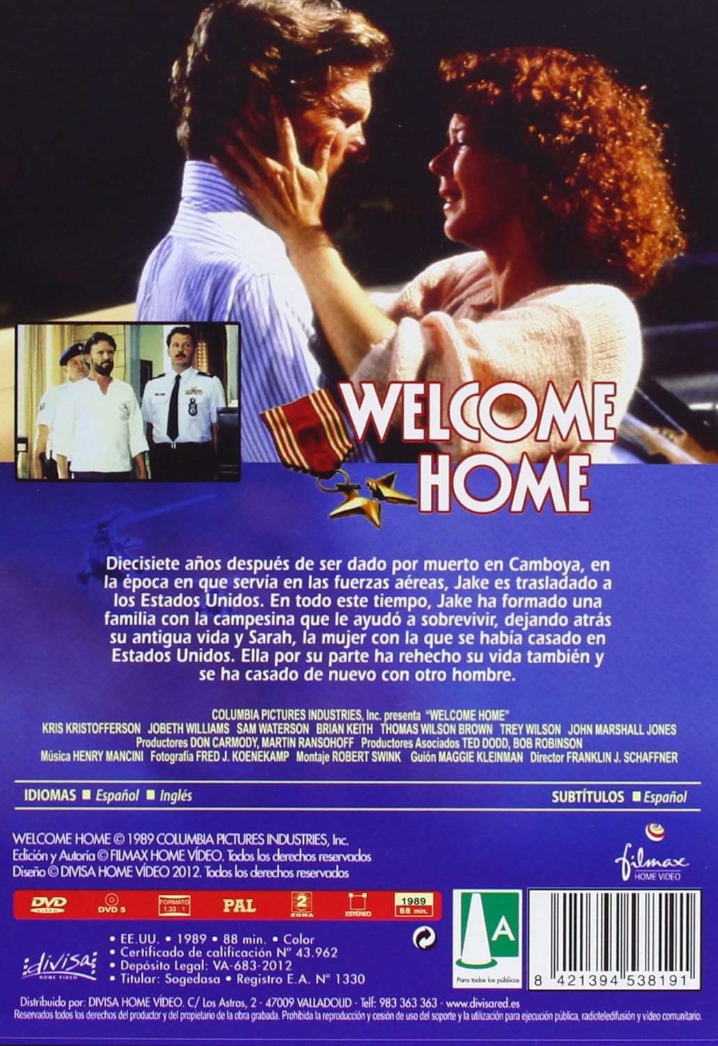 Welcome Home (1989 film) - Alchetron, the free social encyclopedia