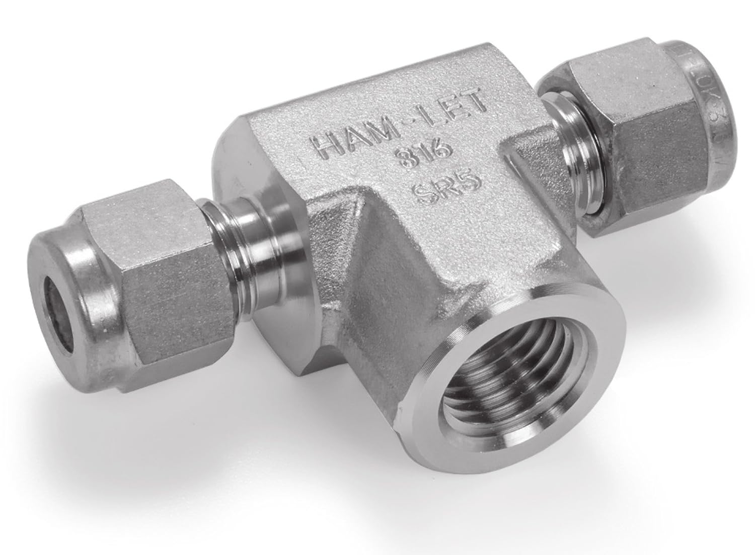 Adapter 3/4 NPT Female x 1/2 Tube OD Ham-Let Stainless Steel 316 Let ...