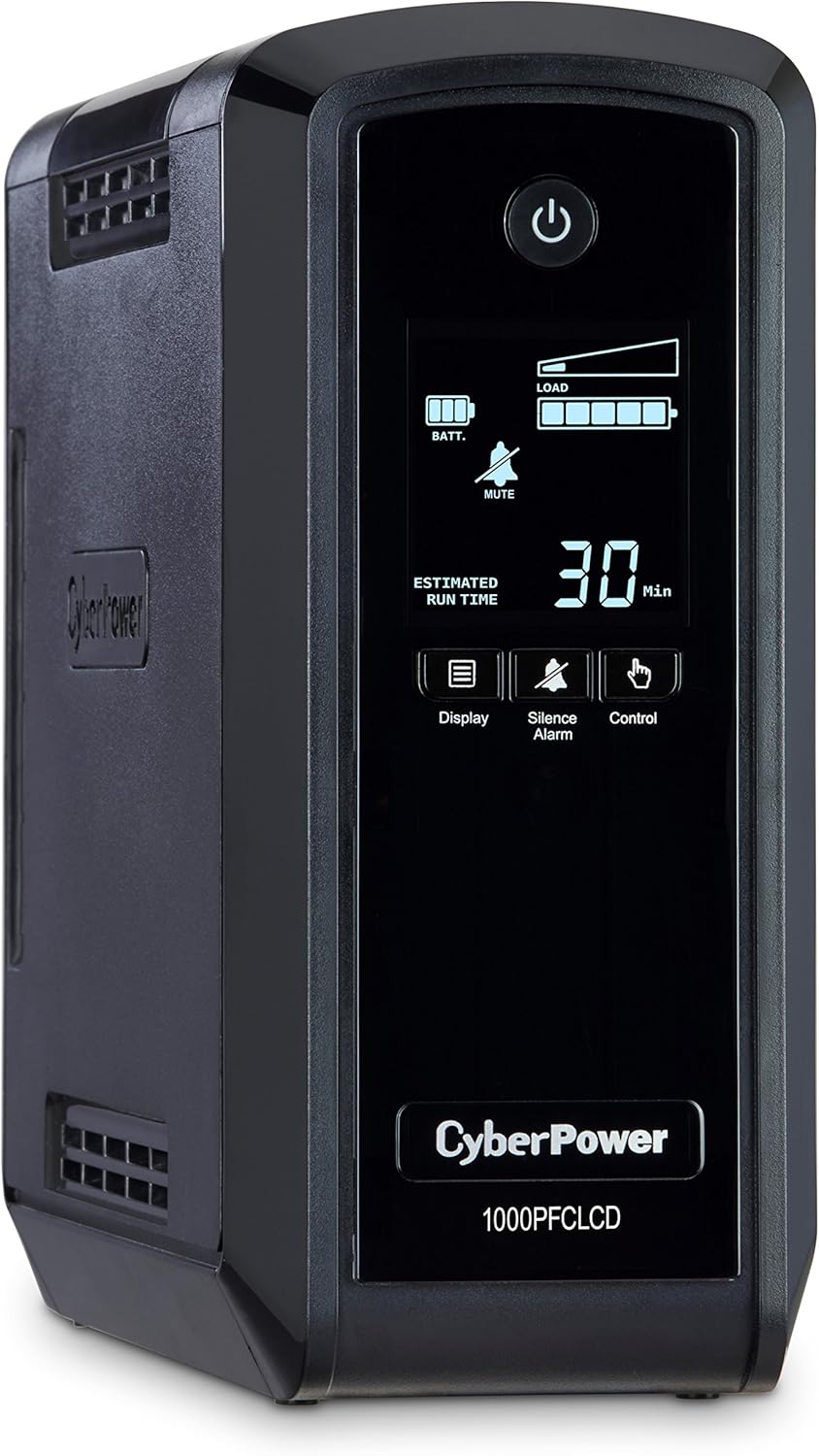 CyberPower CP1000PFCLCD PFC Sinewave UPS 1000VA 600W PFC Compatible ...