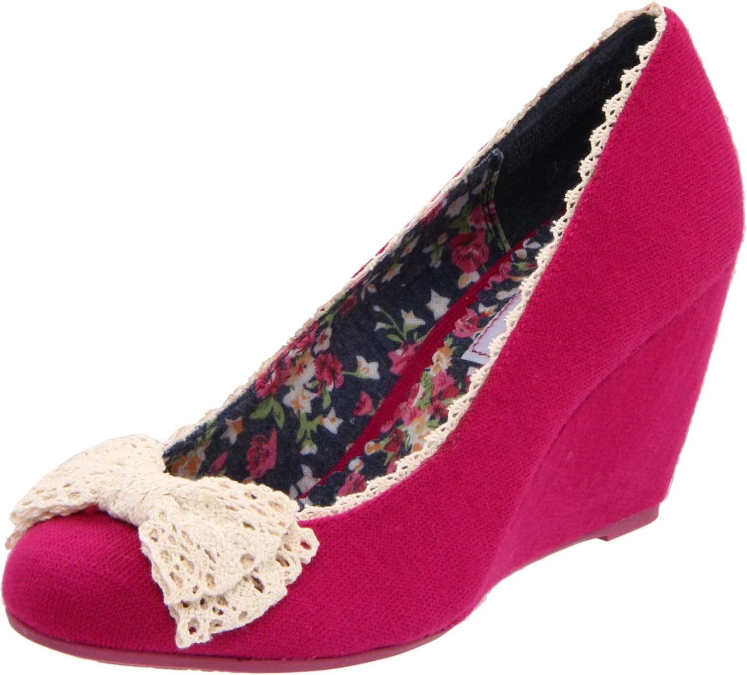 Amazon.com | Sugar Women's Hob Knob Wedge Pump | Pumps