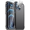 Amazon.com: Red2Fire 𝗨𝗽𝗴𝗿𝗮𝗱𝗲𝗱 Shockproof for iPhone 12 Pro Max Case, with 2 Pack [Tempered Glass ...