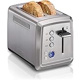 Amazon.com: Hamilton Beach 4 Slice Toaster with Extra-Wide Slots, Bagel ...