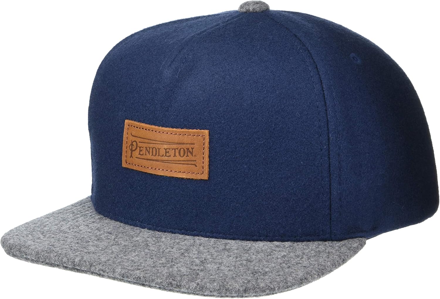 Pendleton Men's Wool Mixed Hat Baseball Cap, Marine & Grey, One Size ...