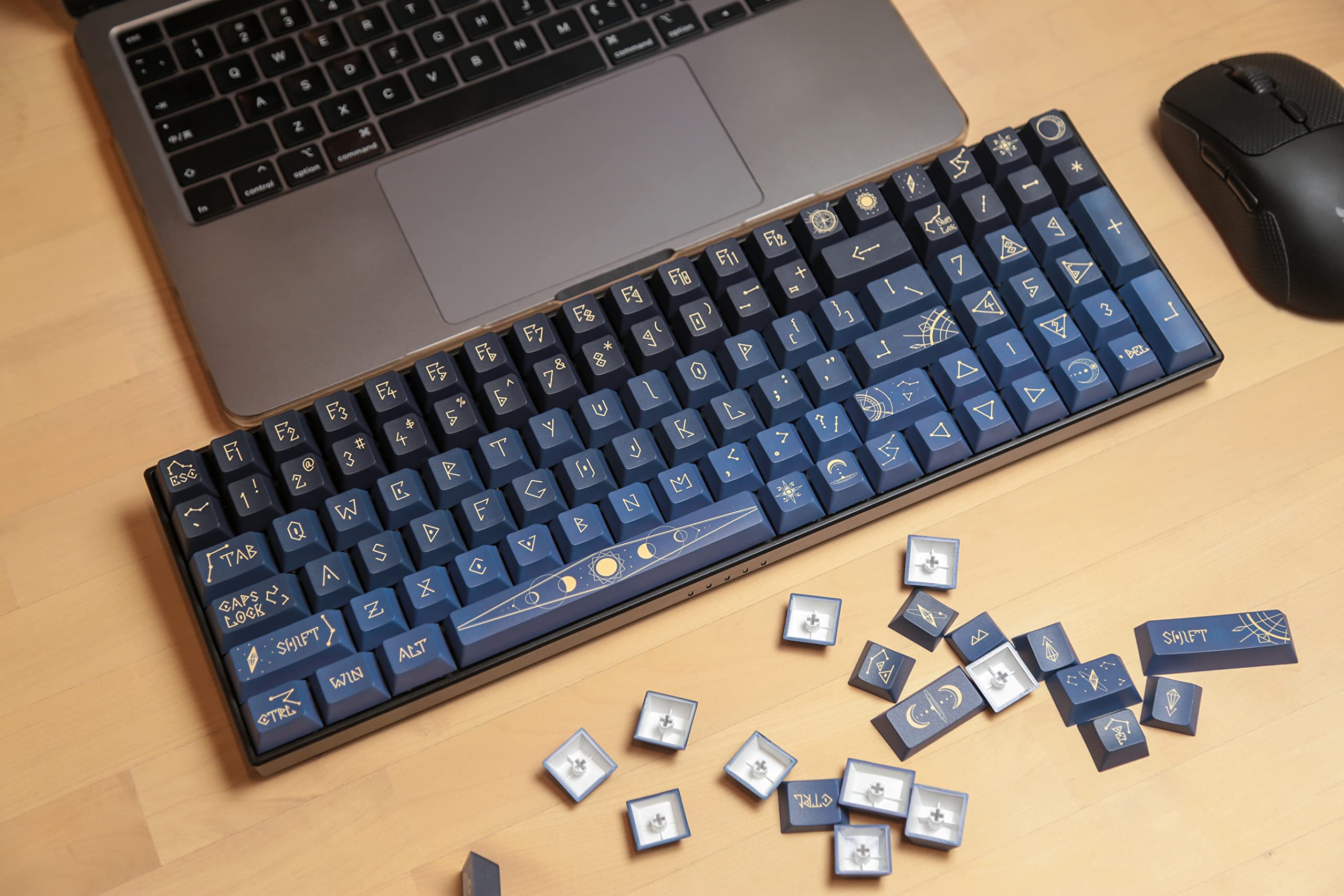 Mua TRUSYO PBT Keycaps 145 Set for Star Spectrum, Five-Sided Thermal ...