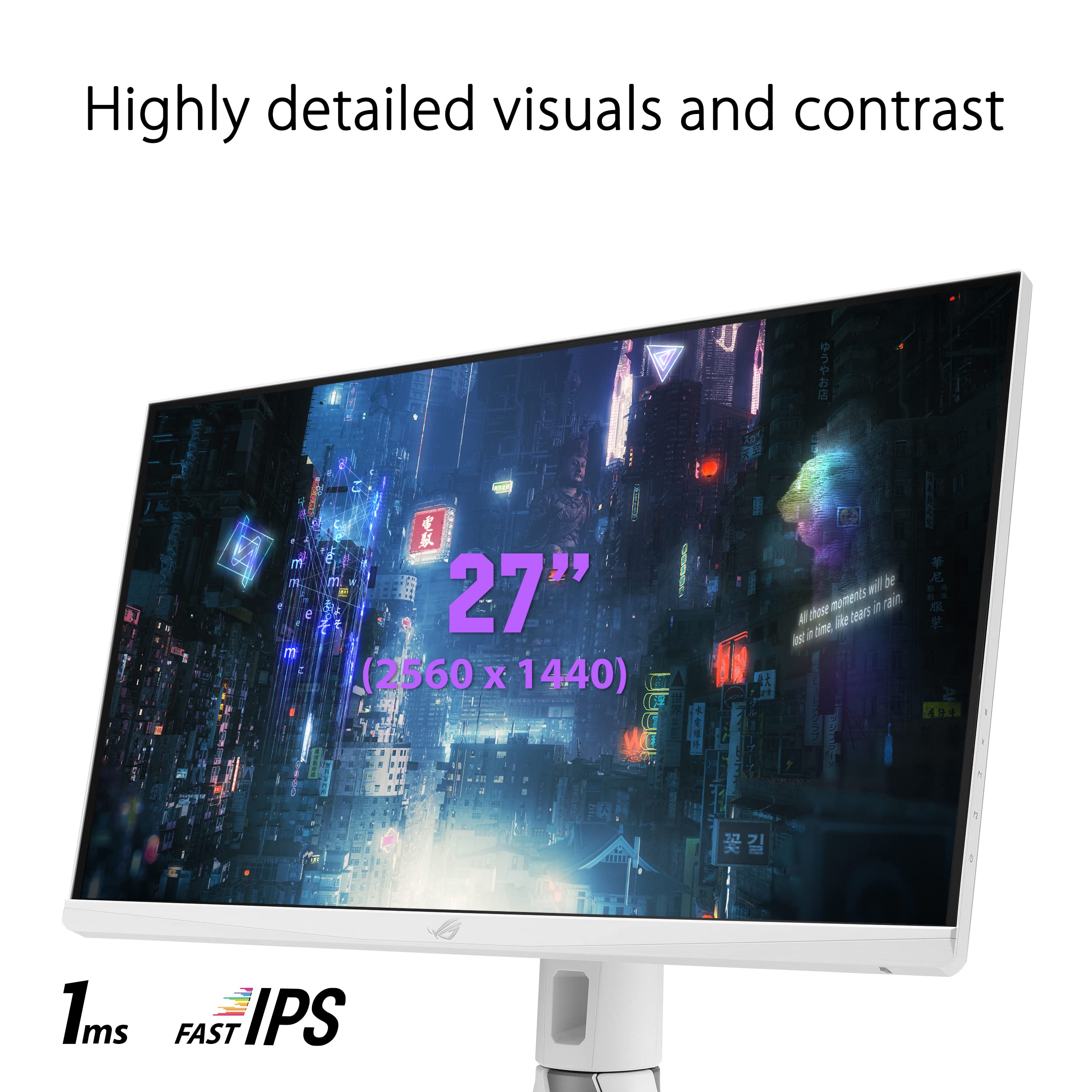 Mua ASUS ROG Strix XG27AQ-W 27” 1440P HDR Gaming Monitor - White, QHD ...