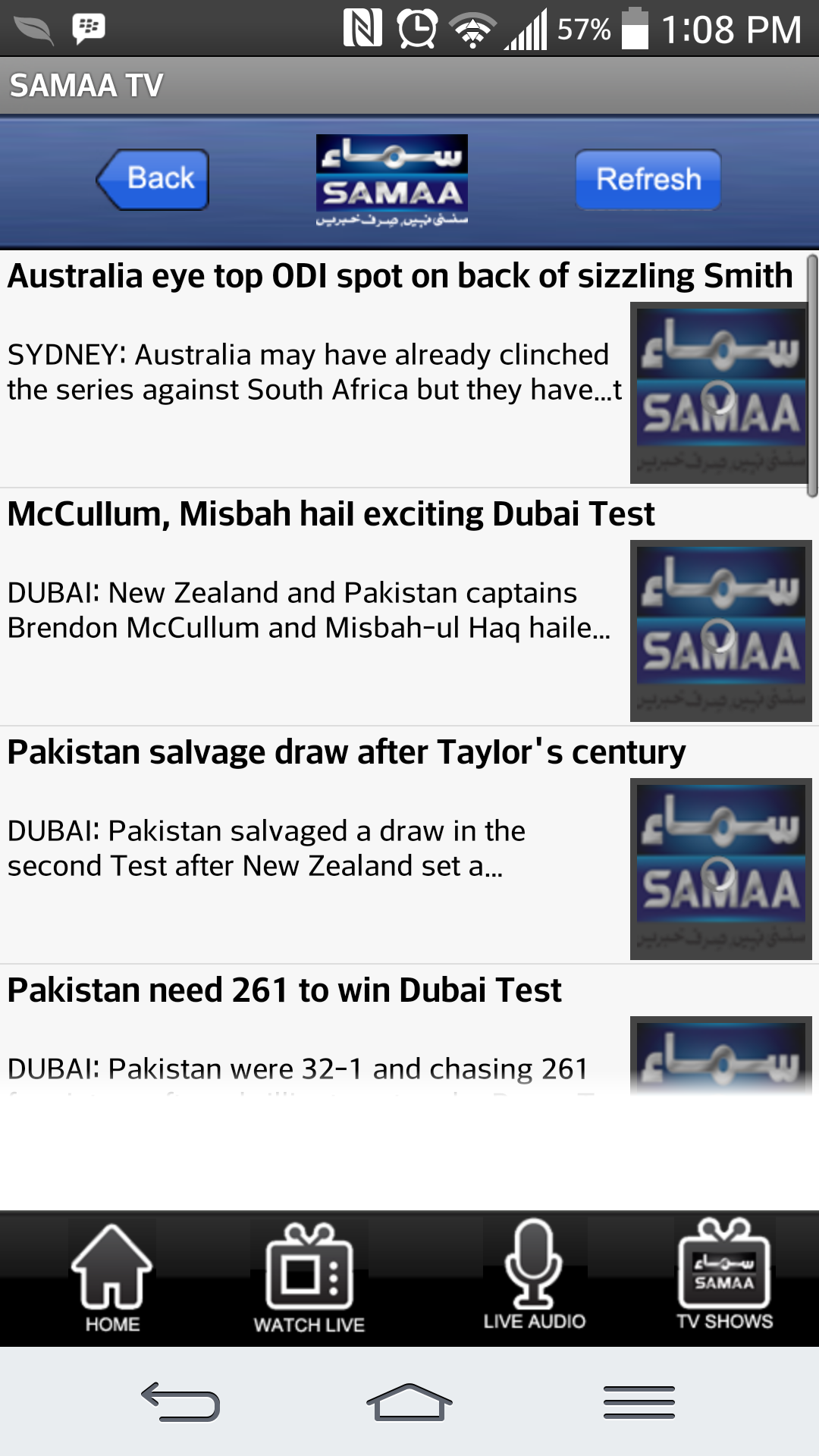 SAMAA TV:Amazon.com:Appstore for Android