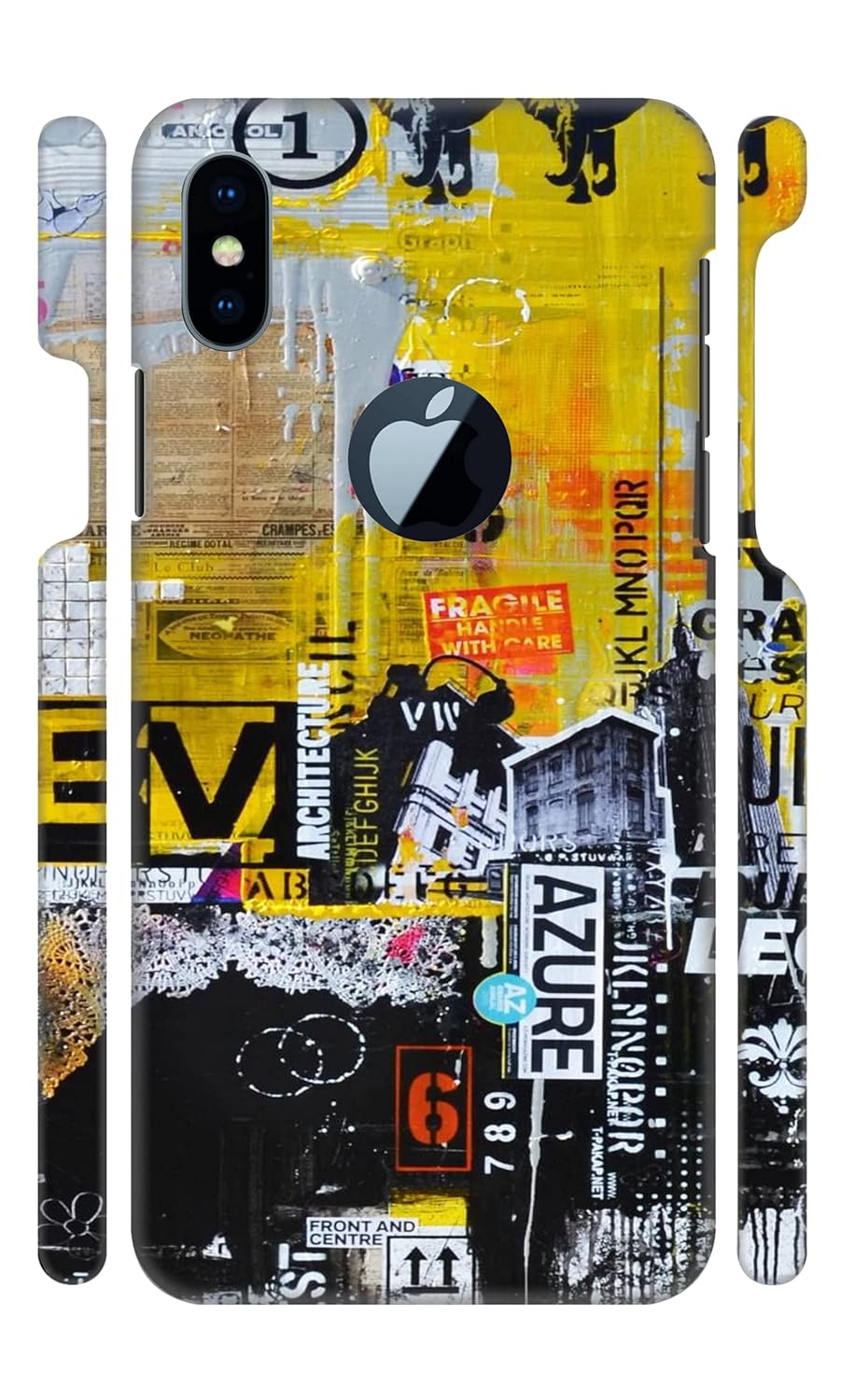 XTrust Apple iPhone X, XS, 10 Logo Cut Printed Designer: Amazon.in ...