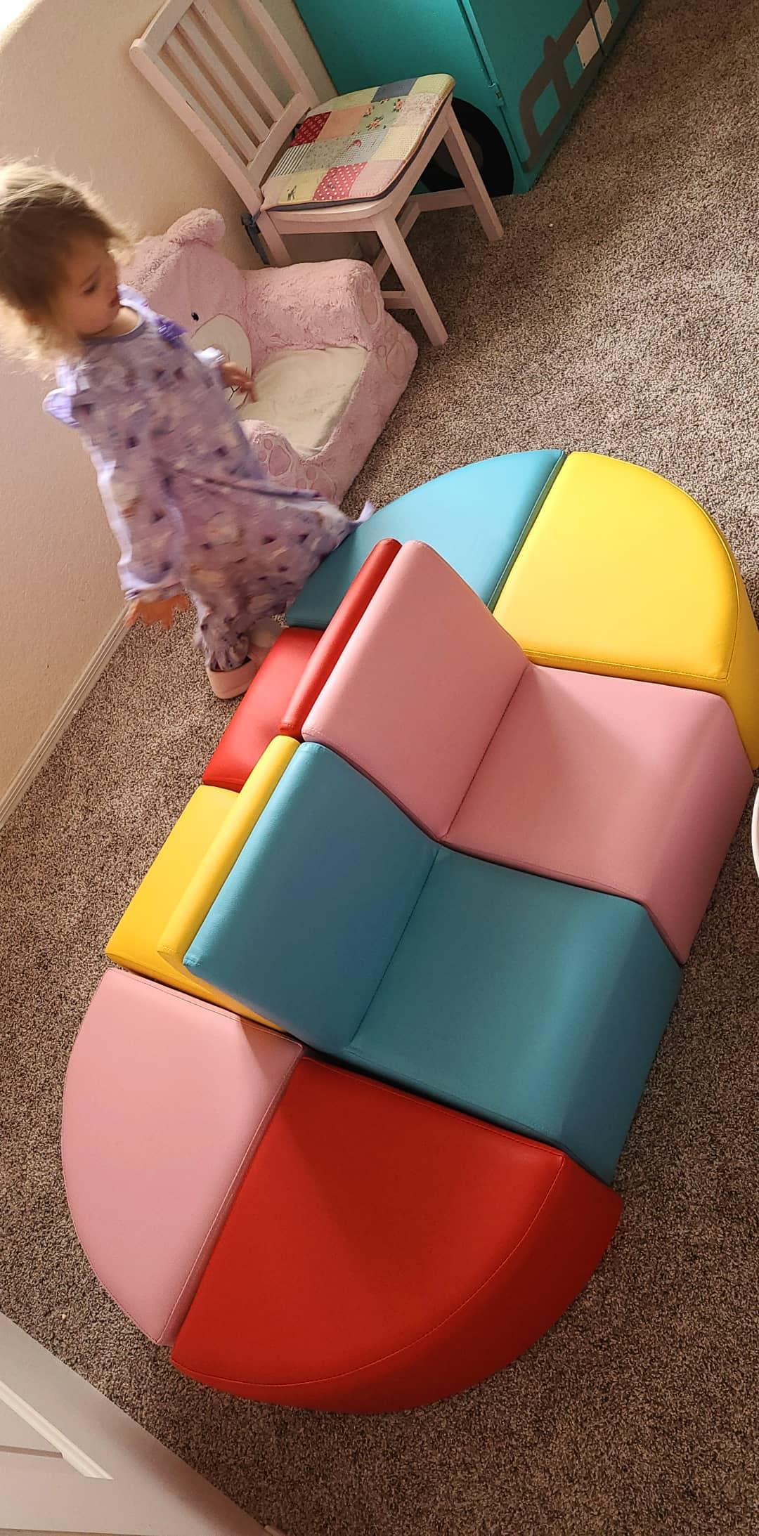 $45/mo - Finance Kids Modular Flexible Seating Set Preschool Daycares ...